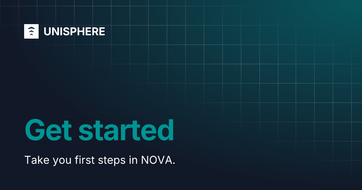 Get started | UNISPHERE