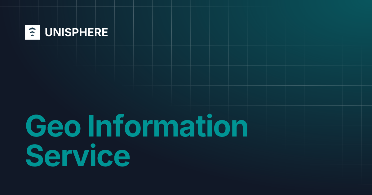 Geo Information Service | UNISPHERE